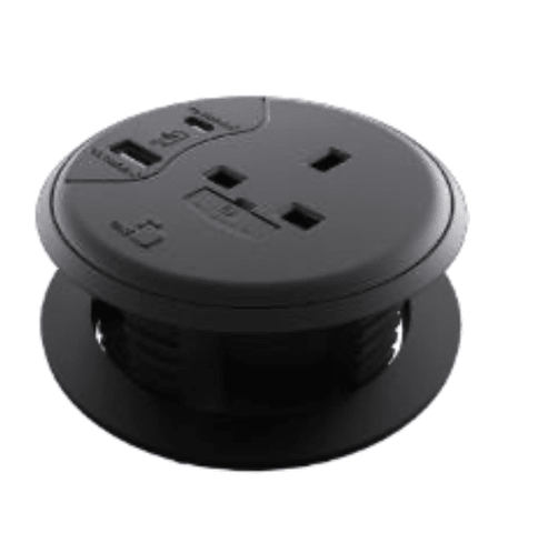 Porthole 65 In-Desk Power Modules – Workspace Ergonomics