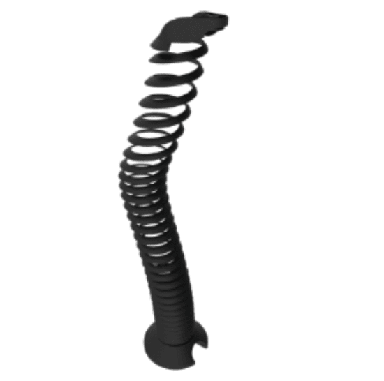 Spiral Cable Management - Workspace Ergonomics