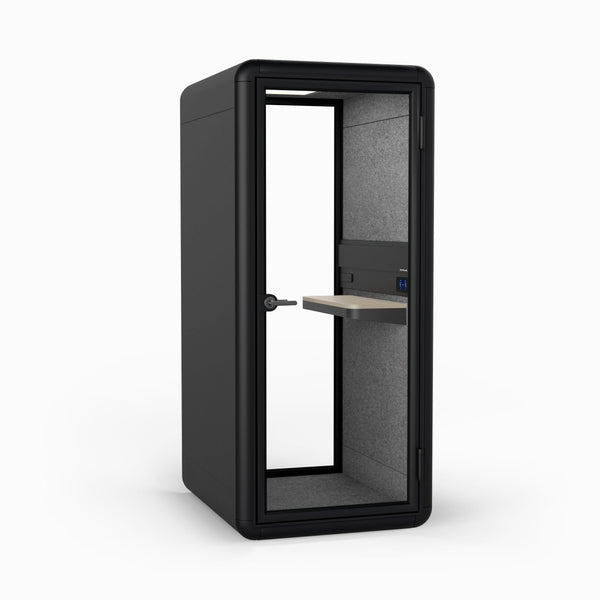Kolo Solo Phone Booth with Grace Stool – Workspace Ergonomics
