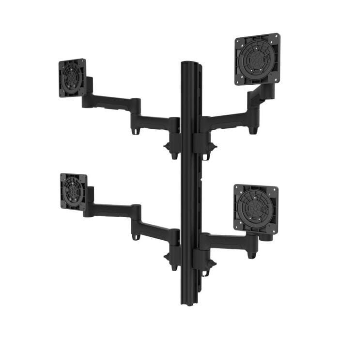 Atdec Quad Mount on Tall Post - Workspace Ergonomics